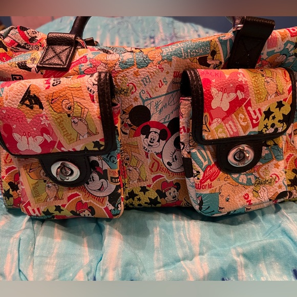 Disney | Bags | Disney Boutique Exclusive Purse With Multi Characters ...